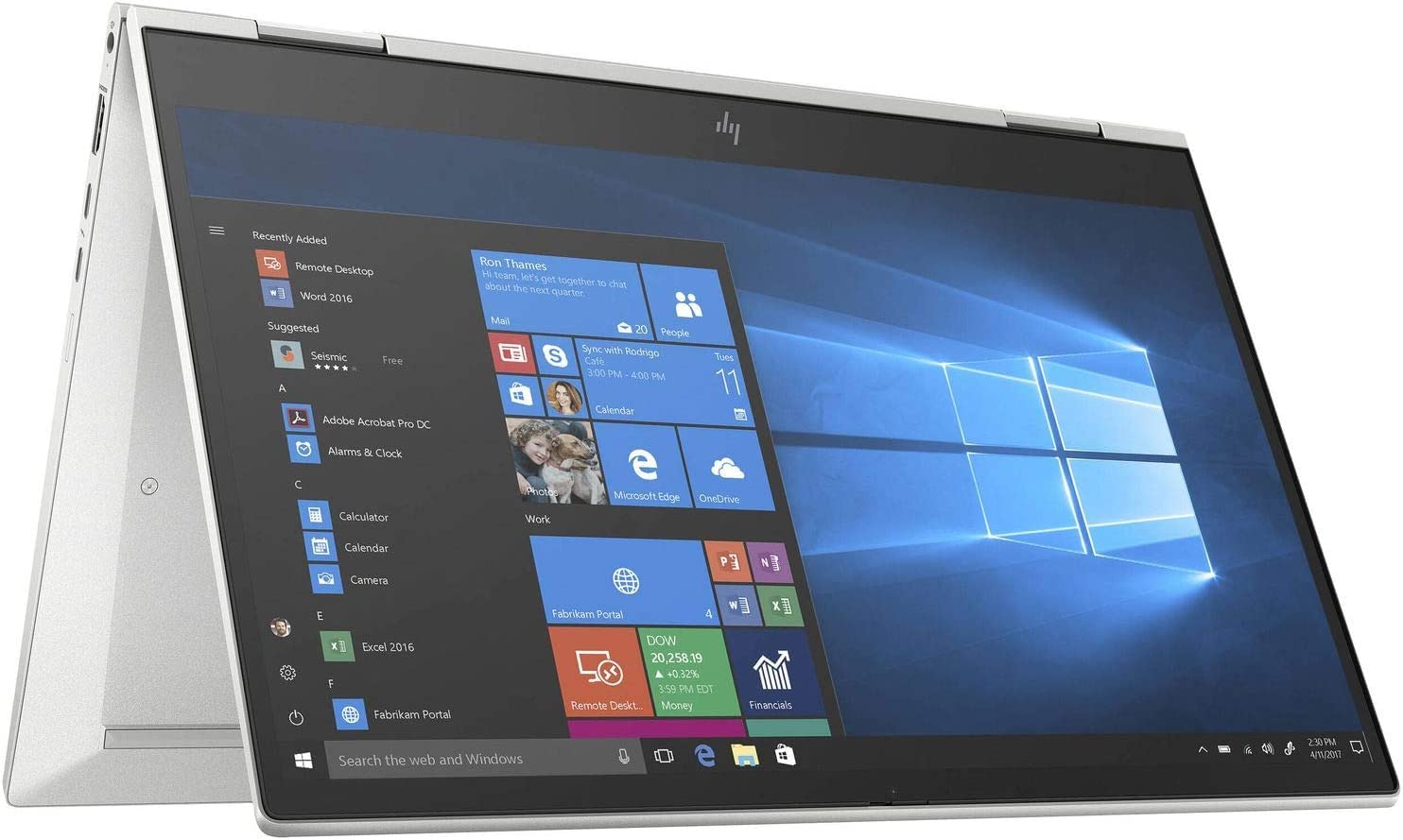 HP 13.3" EliteBook x360 830 G7 Laptop, Intel Core i5-10310U Quad-Core, 16GB RAM, 256GB SSD, Windows 10 Pro (Renewed)
