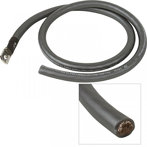 NVX True Spec 1/0 Gauge 100% OFC Wire Big 3 Amp Wiring Update Kit for Car Audio Systems up to 350 Amps [XBG3PK]