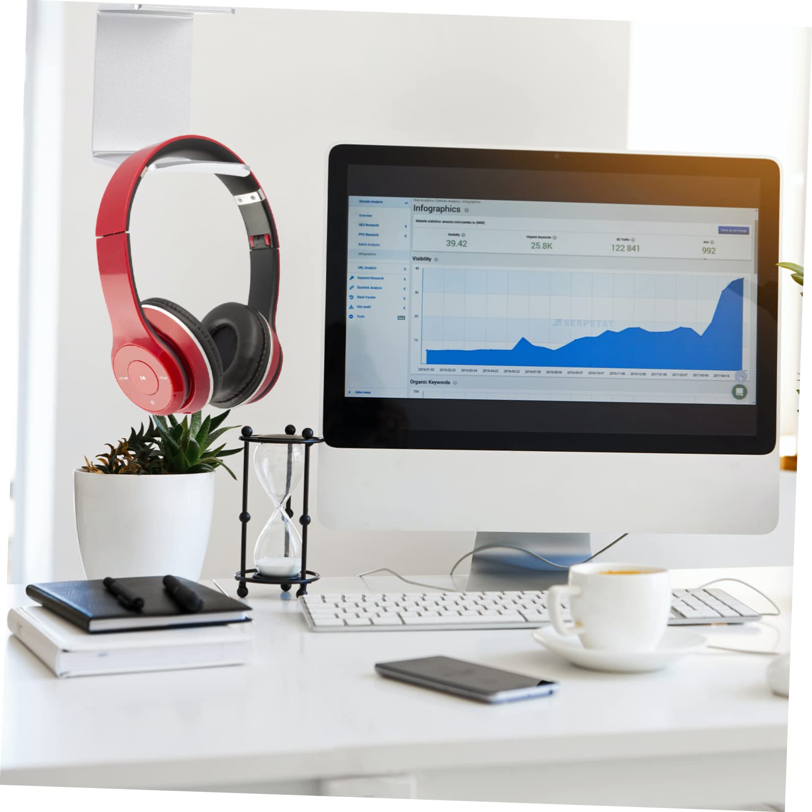 UKCOCO Sturdy and Sturdy Headset Stand Aluminum Alloy Brackets for Gaming Headphones Prevent Scratches