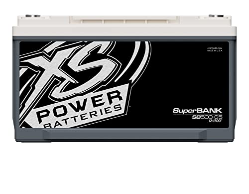 XS Power 12V AGM Super Capacitor Bank 4000W 500 Farad 10000A Group 65 SB500-65