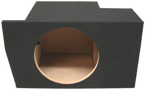 Compatible with Ford Mustang Coupe 2005-2014 Single 12" Subwoofer Trunk Corner Sub Box Speaker Enclosure