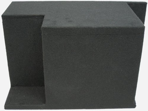 Compatible with Ford Mustang Coupe 2005-2014 Single 12" Subwoofer Trunk Corner Sub Box Speaker Enclosure