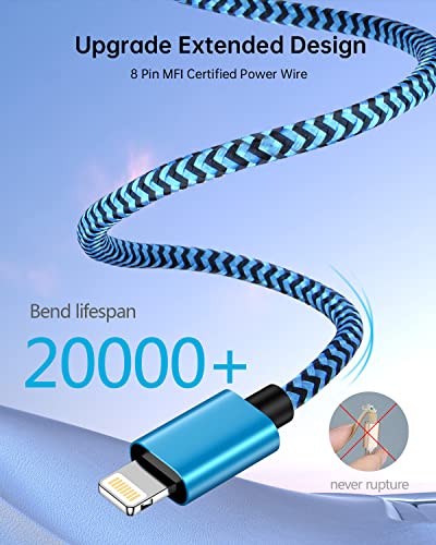 Aux Cord for iPhone, Lightning to 3.5mm Male Audio Cable Compatible with iPhone 14 Pro Max, 14 Plus, 13 Max, 12 Mini, X/XR, iPad, iPod, Mfi Apple Auxiliary Wire for Car, Speaker, Headphone -2Pcs/3ft