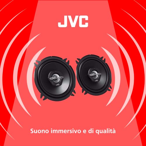 JVC CS-J520X 5.25-Inch 2-Way Coaxial 250W Speakers, Set of 2