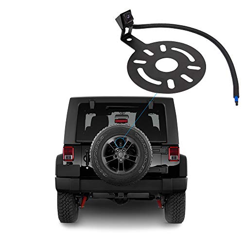 DYNAVISION Car Backup Reverse Camera for Jeep Wrangler JK 2007-2018 Radio Navigation; CAMJP-0010 Lite