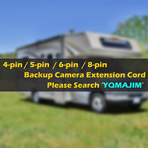 Dash Cam Rear View Camera Extension Cord,YQMAJIM 5 Pin 9.8 Ft Extension Cable for Car Backup Camera/Reverse Car Recorder(5 Pin 9.8Ft)