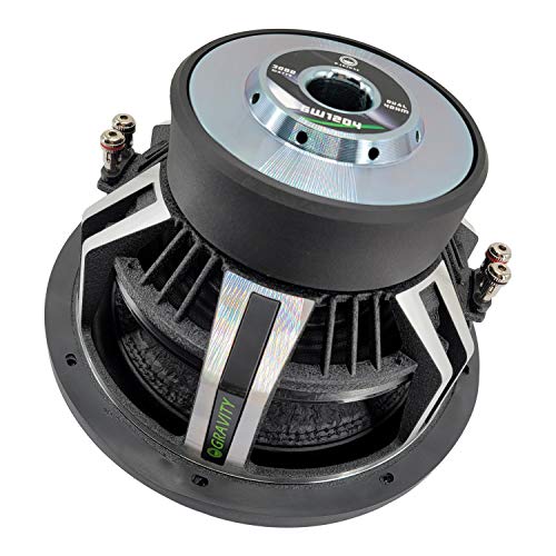 Pair of Gravity Warzone 12 Inch 6000 Watt Car Audio Subwoofer w/ 4 Ohm DVC Power (2 Woofers)