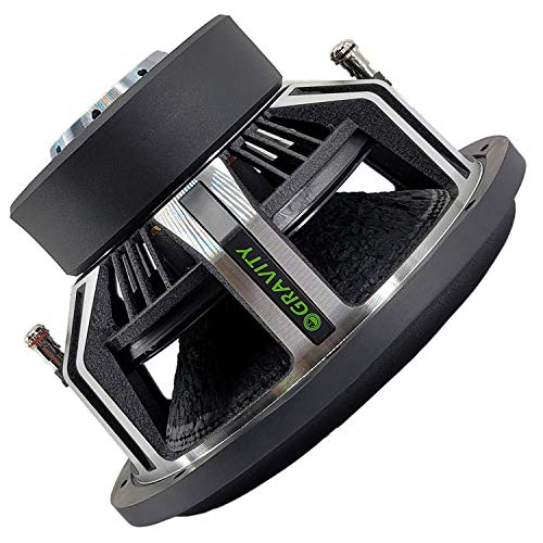Pair of Gravity Warzone 12 Inch 6000 Watt Car Audio Subwoofer w/ 4 Ohm DVC Power (2 Woofers)