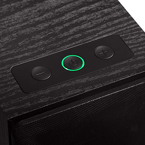 Edifier R33BT Active Bluetooth Computer Speakers - 2.0 Bookshelf Speaker - Powered Studio Monitor, Black - Pair