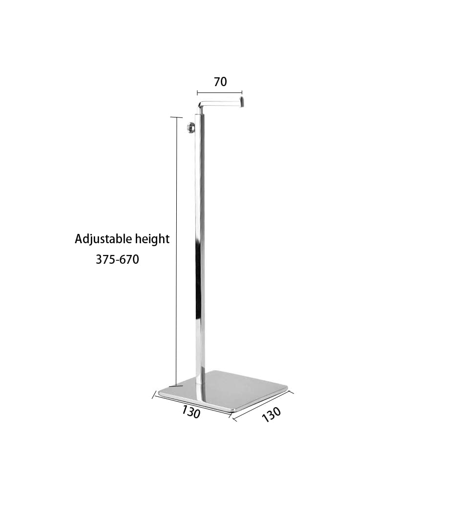 homingyo Adjustable Metal Hand Bags Rack Stand Purse Hook Stand Purse Stand Rack Bag Display Hook (Black)