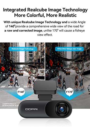 DDPAI Dash Cam Mola N3 GPS Front Dash Cam 1600P, 2K Dash Cam Recorder Front Car Accident Dashboard Camera for Car, Infrared Night Vision,GPS Logging, 24hr Parking Mode, App Wi-Fi,128GB max