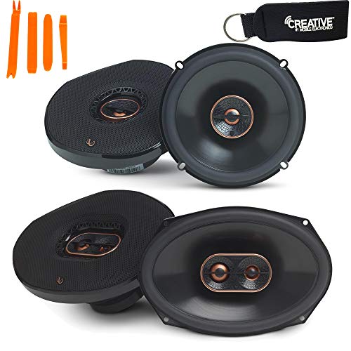 Infinity Reference - REF-6532IX 6.5" 2-Way Car Audio Speakers, and REF-9633IX 6x9 3-Way Car Audio Speakers Package