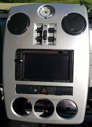 Aftermarket Double Din Radio Stereo Bezel Install Installation Kit + Standard Wire Harness + Antenna Adapter Compatible with Chrysler Pt Cruiser 2006-2010