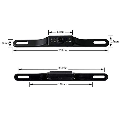 YIMU Backup Camera Belt for Car/SUV/Pickup/Truck/Van/RV/Trailer Rear View System Driving/Reversing Car Rear View Backup Camera Automotive Car Backing Camera License Plate
