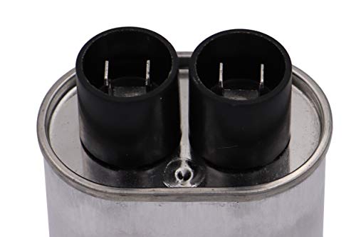 Meter Star Microwave Capacitor Replacement 2100V 0.95uf Compatible for Amana Electrolux Ge Kenmore and Whirlpool,Connect Pin 1/4" Standard Terminal