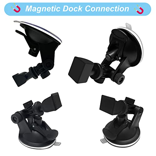 ChengFu Radar Detector Mount - EZ Mag Suction Mount, Silicone Suction Mount for Escort IX, IXC, Max 360c, Redline EX, Max 3, and Max 360, Black EZ Magnetic Mount