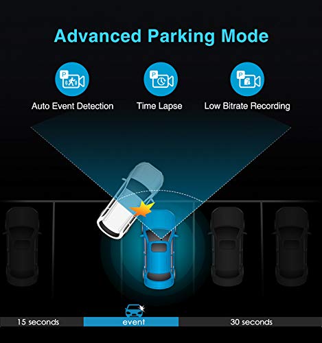 【Bundle: VIOFO A129Pro Duo with GPS + Bluetooth Remote】 VIOFO A129 Pro Duo 4K Dual Dash Cam 3840 x 2160P Ultra HD 4K Front and 1080P Rear Car WiFi Dash Camera w/GPS, Parking Mode, Motion Detection