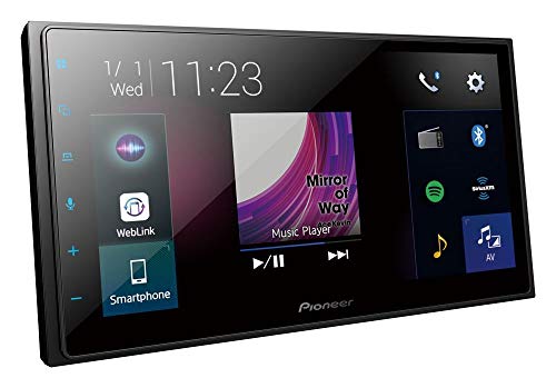 Pioneer DMH-2600NEX Multimedia Bluetooth Car Stereo Receiver with Apple CarPlay, Android Auto, 6.8" WVGA Display and Gravity Magnet Phone Holder Bundle