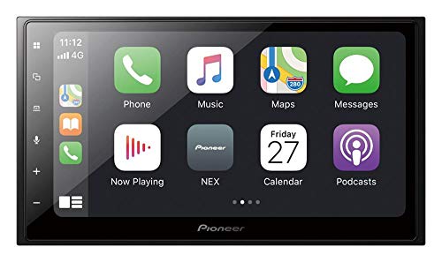 Pioneer DMH-2600NEX Multimedia Bluetooth Car Stereo Receiver with Apple CarPlay, Android Auto, 6.8" WVGA Display and Gravity Magnet Phone Holder Bundle