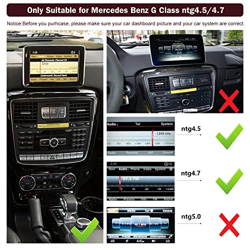 Road Top Android 12 Car Stereo 10.25" Car Touch Screen for Mercedes Benz G Class NTG4.5/ NTG4.7 2012-2015 Year, 8+128G, Support Wireless Carplay, Global Weather,OTA Upgrade,Voice Control