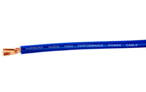 Harmony Audio HA-AK4 Car Stereo Complete 4 Gauge 1800W Amp Amplifier Install Kit - Nickel Plated