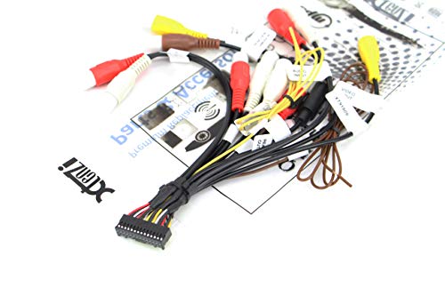 Xtenzi Connection Cable Set Compatible with Pioneer AVICW8400NEX W8500NEX W6500NEX W6400NEX DMHC2550NEX AVH-W4500NEX W4400NEX, GPS Mic Wire Harness 4 Pcs Set