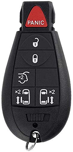6 Button Keyless Entry Remote Car Key Fob Replacement M3N5WY783X IYZ-C01C Compatible for 2008-2014 Dodge Grand Caravan, 2008-2015 Chrysler Town & Country