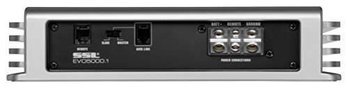 Sound Storm Laboratories EVO5000.1 EVO 5000 Watt 1 Ohm Stable Class D Monoblock Car Amplifier with Remote Subwoofer Control