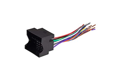 Scosche VW03B Compatible with Select 2002 and up Volkswagen Power/Speaker Connector / Wire Harness for Aftermarket Stereo Installation with Color Coded Wires