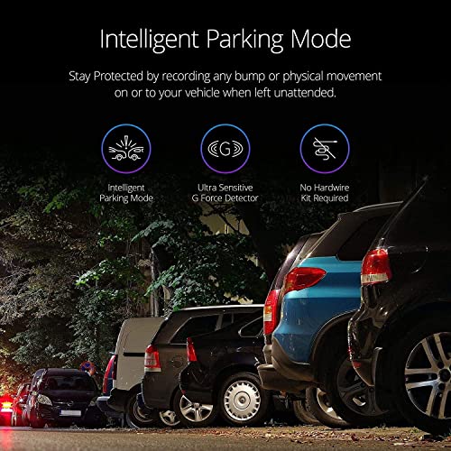 Nextbase 122 Dash Cam 720p in Car Camera with Parking Mode, Night Vision, Automatic Loop Recording and Shock Sensor File Protection, Reliable and Durable