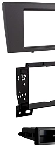 Metra 99-9229G Single/Double DIN Dash Kit for 2001-2004 Volvo S60/V70 (Gray) & Metra 70-9221 Radio Wiring Harness for Select Volvo 97-07