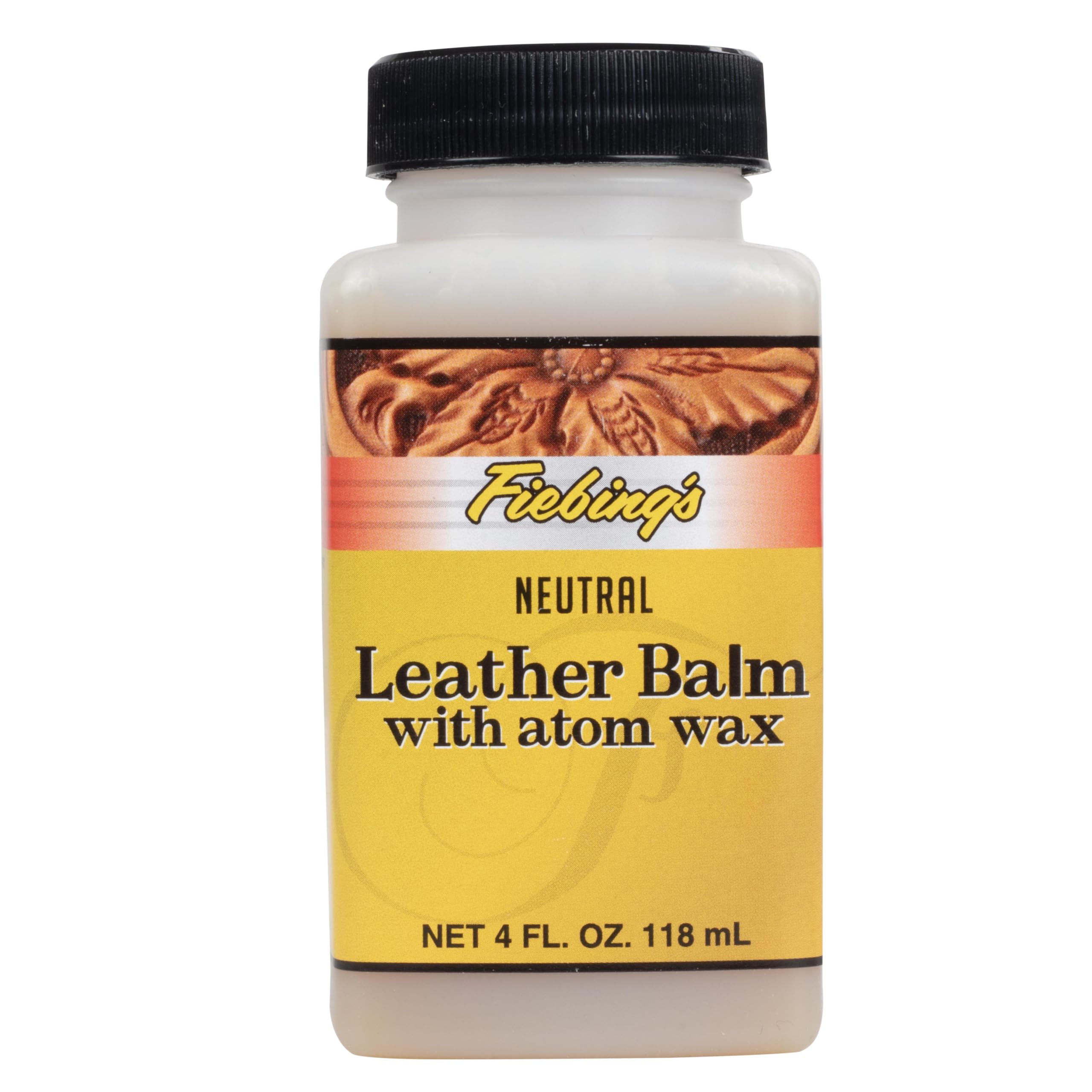 Fiebing's Leather Balm with Atom Wax Neutral, 4 oz