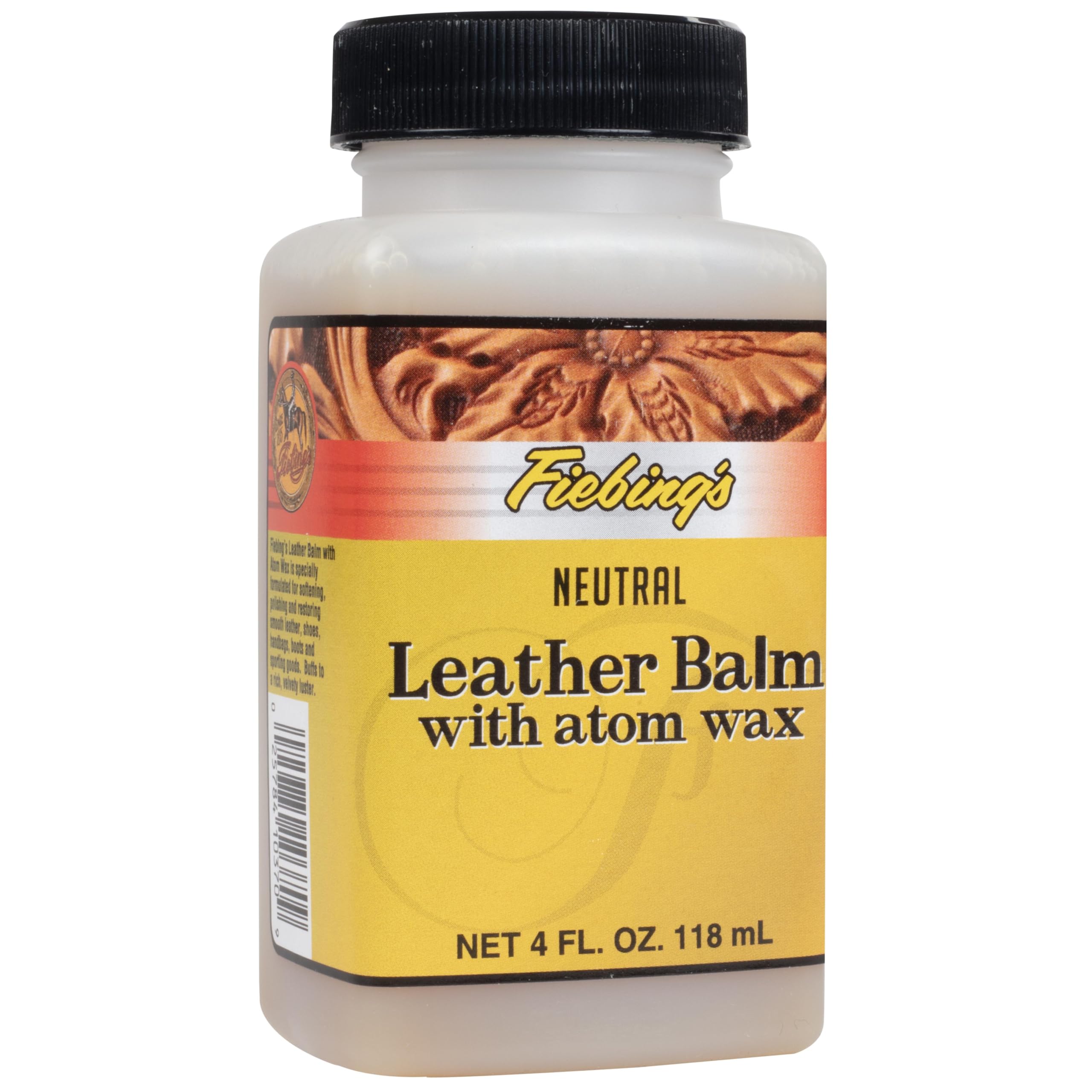 Fiebing's Leather Balm with Atom Wax Neutral, 4 oz