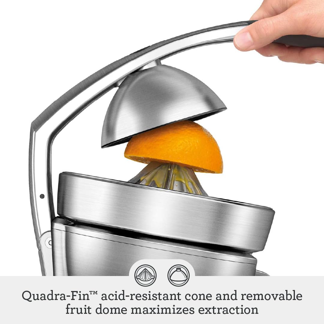 Breville Citrus Press Pro Electric Juicer, Stainless Steel, 800CPXL