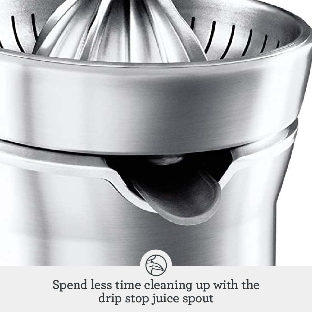 Breville Citrus Press Pro Electric Juicer, Stainless Steel, 800CPXL