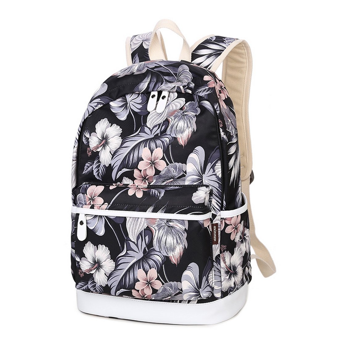 Joymoze School Backpack for Girl Cute Backpack Set 3 Pieces for Women Floral
