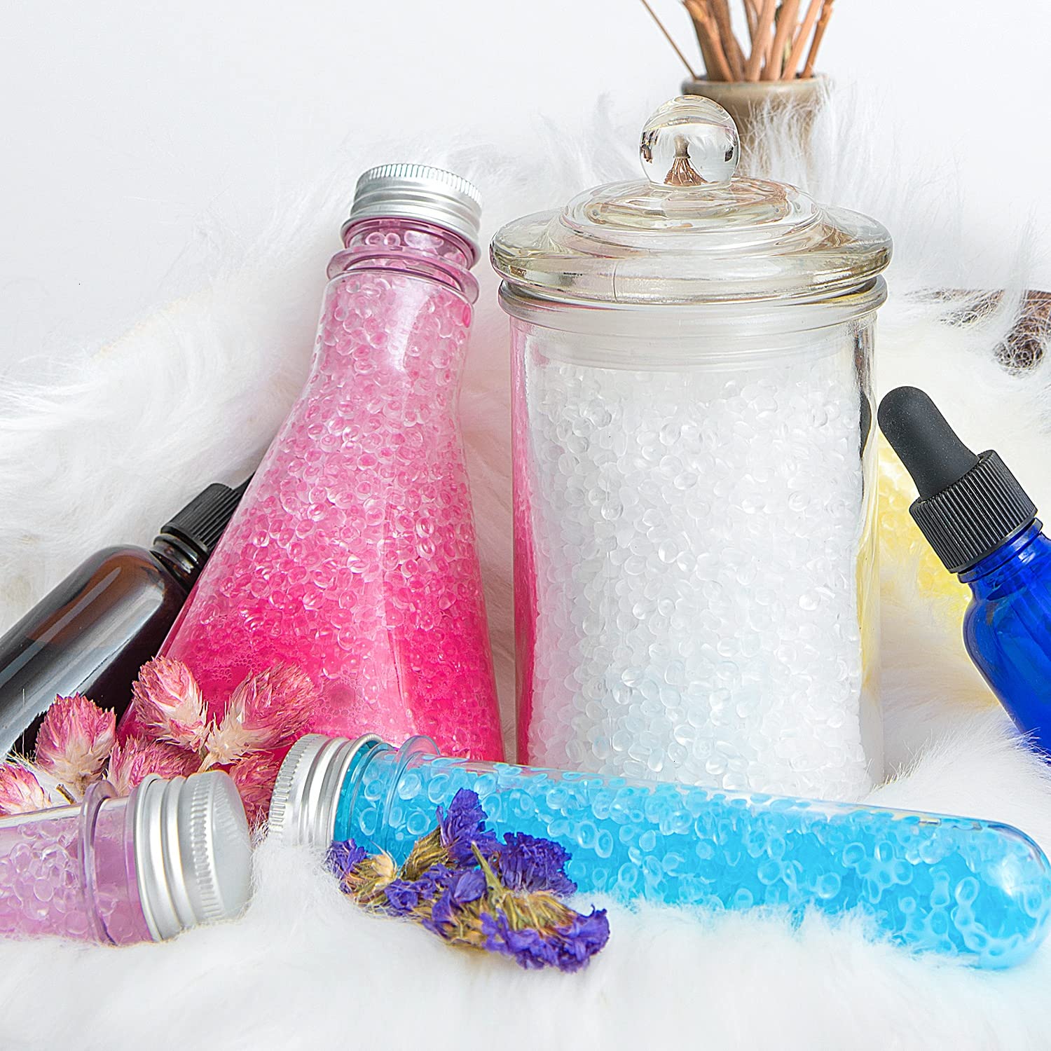 YoleShy 3lb Unscented Aroma Beads for Car Freshies, No Fragrance Eva Beads Bulk