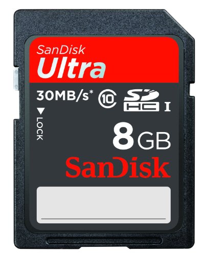 SDSDU-008G-U46 SanDisk Ultra 8GB SDHC Class 10/UHS-1 Flash Memory Card