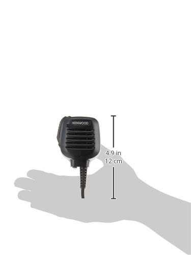 Kenwood KMC-45D Heavy Duty Speaker/Microphone, MIL-STD 810, Upgraded D Version Suitable for DMR/NEXEDGE/Analogue Portables with 2-Pin Connectors and ProTalk Series Radios, 2.5mm Socket for Earpiece