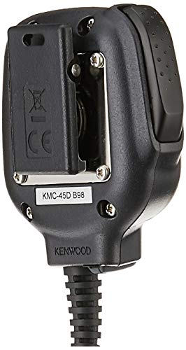 Kenwood KMC-45D Heavy Duty Speaker/Microphone, MIL-STD 810, Upgraded D Version Suitable for DMR/NEXEDGE/Analogue Portables with 2-Pin Connectors and ProTalk Series Radios, 2.5mm Socket for Earpiece