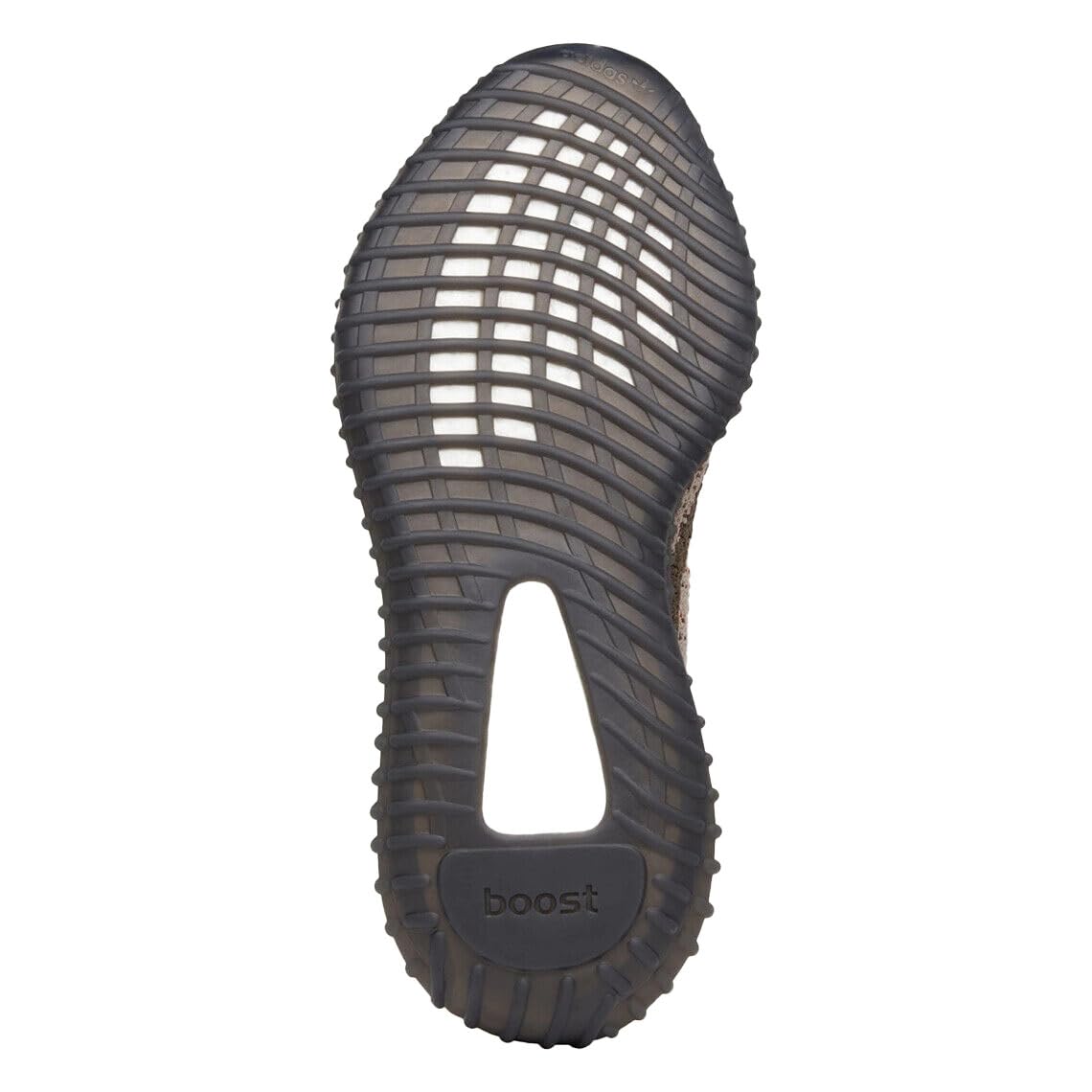 adidas Men's Yeezy Boost 350 V2 Sneakers, Carbon Beluga/Steeple Gray/Solar Red, 10 M US
