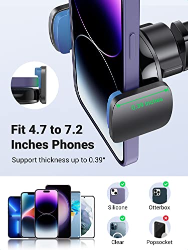 UGREEN Car Phone Holder Mount Suction Cup Windshield Window Dashboard Cell Phone Holder Universal Compatible with iPhone 14 13 Pro Max, iPhone 12 11 Plus SE XS XR 8 7 6 6S Smartphone Car Accessories