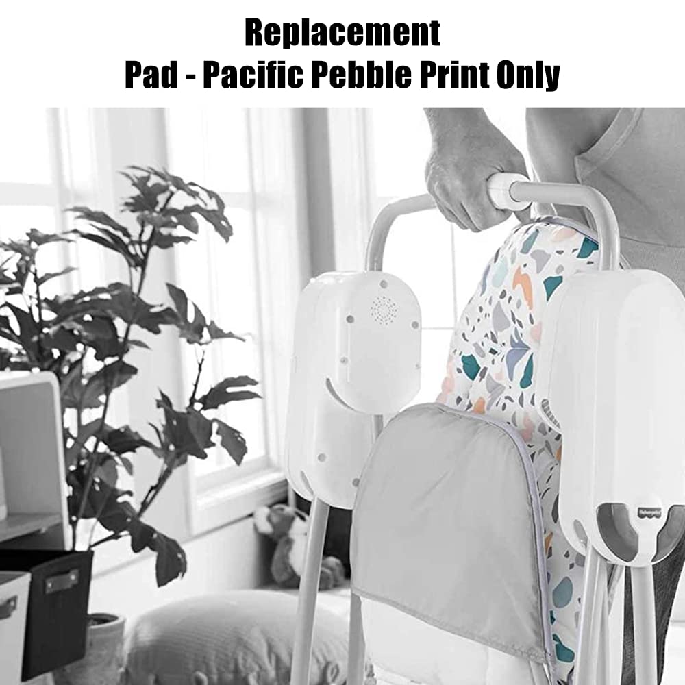 Replacement Pad for Fisher-Price Take-Along Swing - HBD71 - Replacement Padded Seat Cover - Pacific Pebble Print