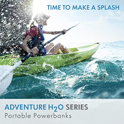 myCharge Portable Charger Waterproof USB C Power Bank Adventure 20100mAh Internal Battery / 18W Turbo Fast Charging Rugged Outdoor External Battery Pack Backup for Apple iPhone, iPad, Android