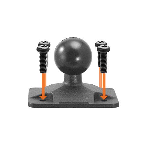 iBOLT xProDock Bizmount AMPs - Heavy Duty Drill Base Mount and 2m microUSB Cable for Android Smartphones- for Cars, Desks, Countertops: Great for Commercial Vehicles, Trucks, and Telematic Commuters