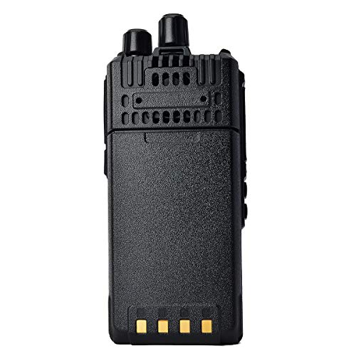HYS 25Watt Super Long Range Handheld 16Channel 400-480Mhz UHF 4000mAh Battery Walkie-Talkie Two-Way Radio (2Pack of TC-H25W Black)