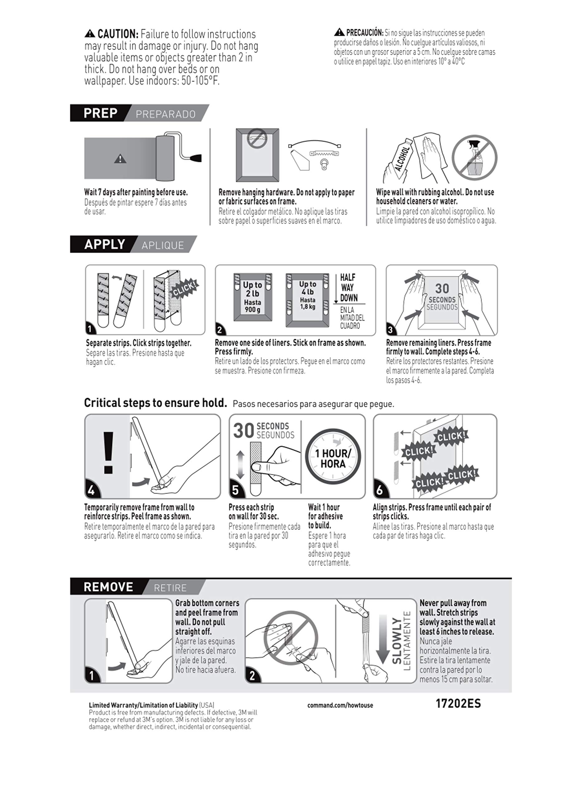 Command Small Picture Hanging Strips, Damage Free Hanging Picture Hangers, No Tools Wall Hanging Strips for Living Spaces, 18 White Adhesive Strip Pairs(36 Command Strips)