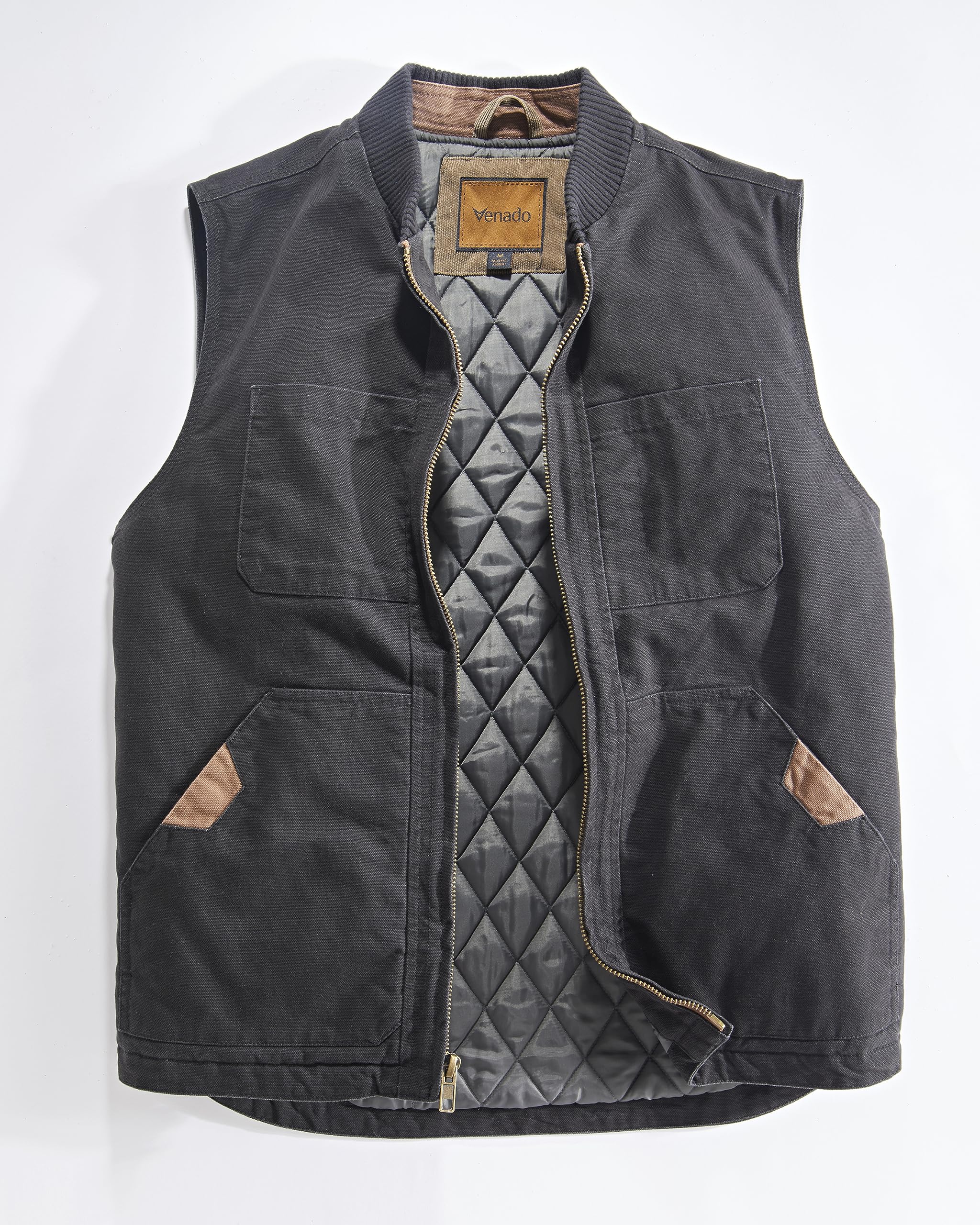 Venado Concealed Carry Vest for Men - Built-in Left and Right Handed Holster (Black, X-Large)