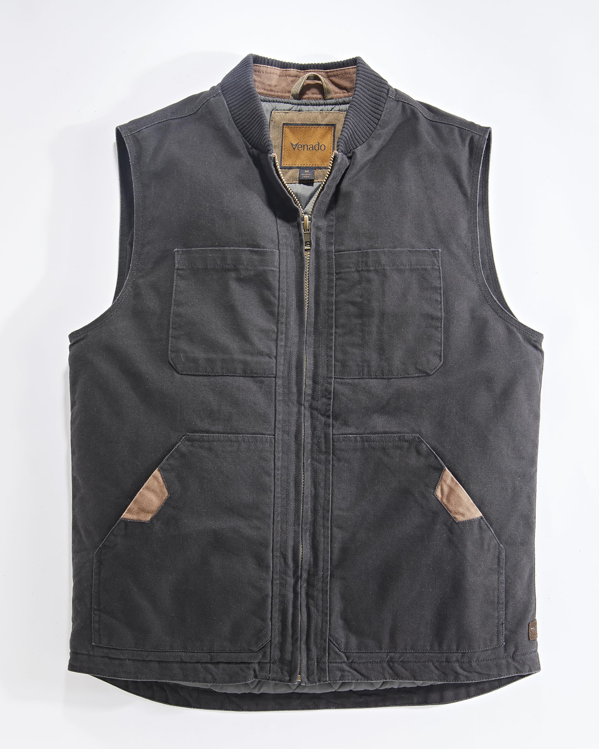 Venado Concealed Carry Vest for Men - Built-in Left and Right Handed Holster (Black, X-Large)