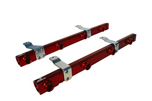 Aeromotive 14110 Billet Fuel Rails for 1999-2004 Ford 5.4L Lightning and Harley F-150, Red